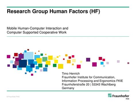 ppt research group human factors hf powerpoint presentation free