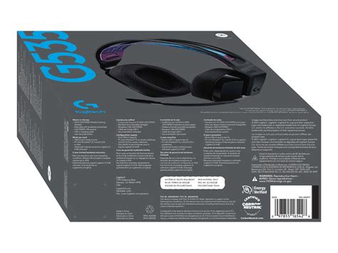 Logitech G535 Lightspeed Wireless Gaming Headset Overview Specs