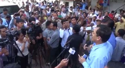 គណបក្សសង្រ្គោះជាតិប្រកាសថា ឯកឧត្តម កឹម សុខា មិនបានគេចខ្លួនទេកំពុងស្ថិតនៅ ស្នាក់ការបក្ស