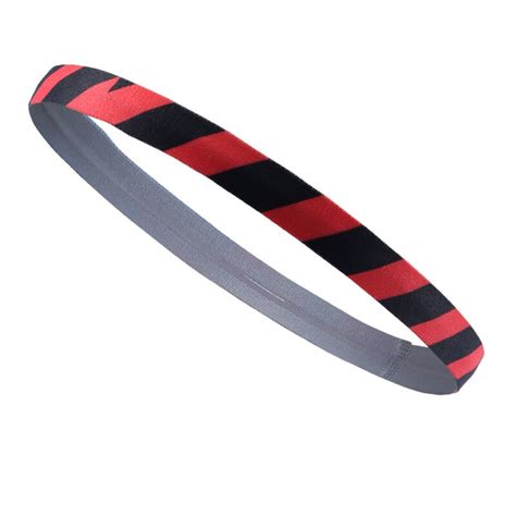 2pcs 스트라이프 흡수 꼰 Sweatband 스포츠 머리띠 요가 Hairband 안티 슬립 헤어 밴드 탄성 스트레치 모자를