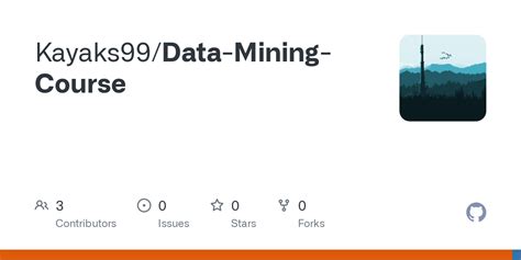 Github Kayaks99data Mining Course
