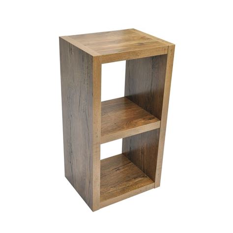 Grace Cube Storage Unit Antique Oak