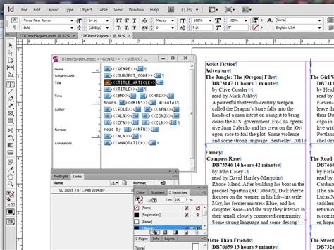 Multiple Record Data Merge Into Paragraph Styles A Page 5 Adobe