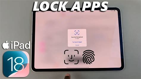IOS How To Lock Apps With Face ID Fingerprint On IPad YouTube