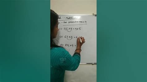 math 📐📊📚 multiplication two consecutive numbers 9 shorts youtube