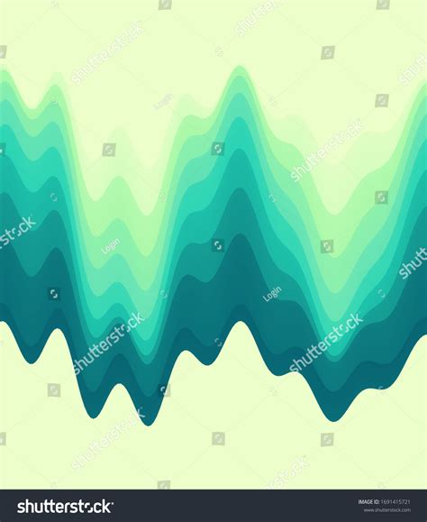 Abstract Waveform Background 3d Technology Style Stock Vector Royalty Free 1691415721