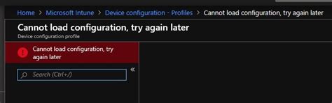 Intune Device Configuration Profiles Device Restrictions Cannot