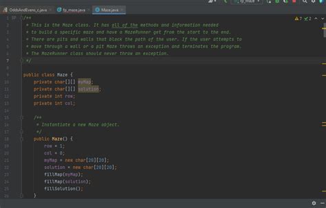 Java Maze Runner Project For This Project You Will