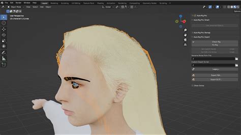 Converting Hair Curves To Hair Card Modeling Blender Artists Community
