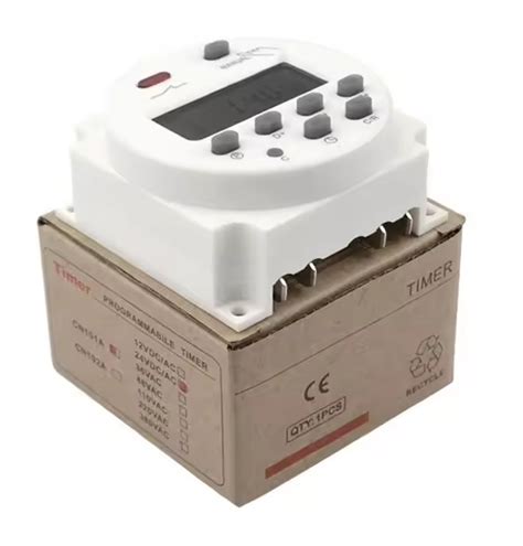 12v Programmable Timer Relay 1 168 Hours 1 Week Max Zaitronics