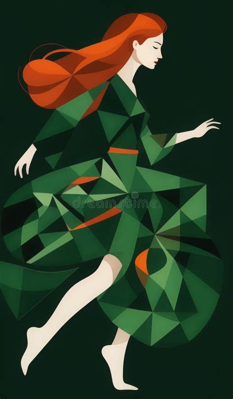 Irish Dance Troupe Jumping Together In Traditional Dresses And Ghillies