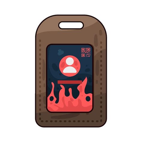 신분증 프리미엄 벡터