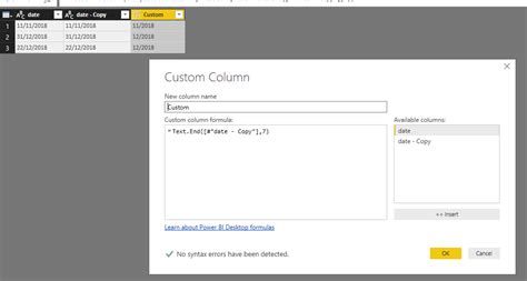 Add Column With Date Format Microsoft Fabric Community