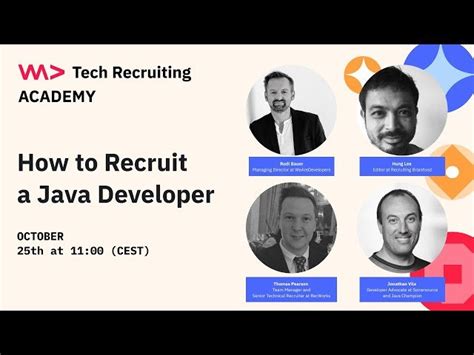 Wearedevelopers World Congress Talk Tech Recruiting Academy How To