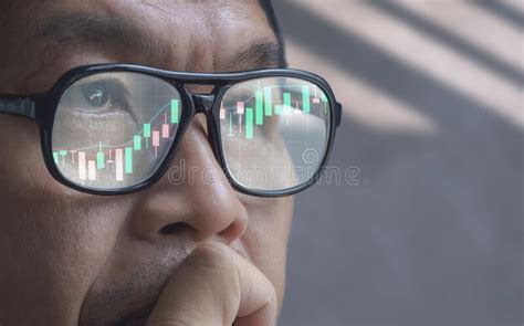 Asian Crypto Trader Face Looking At Computer Screen While Analyzing