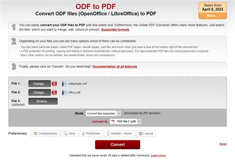 One Stop Solution Convert Odf To Pdf For Free