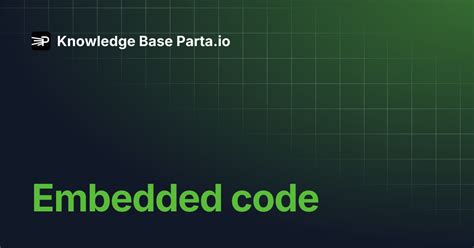 Embedded Code Knowledge Base