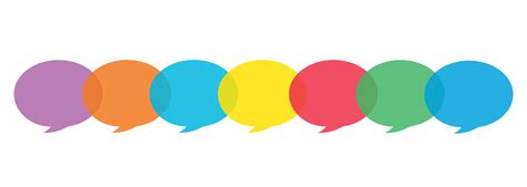 Colorful Speech Bubble Banner 13165910 Png