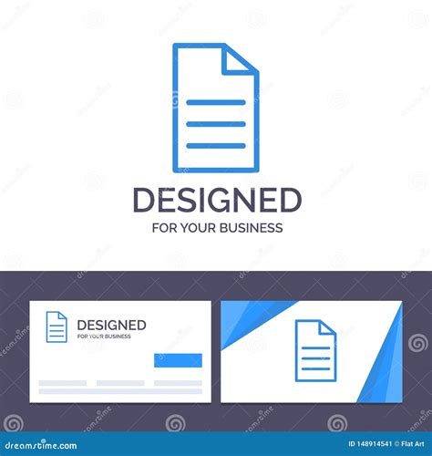 Creative Business Card And Logo Template File Data User Interface