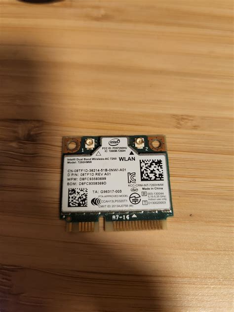 Intel Dual Band Wireless Ac Hmw Pcie Half Mini Card Computers Tech Parts Accessories