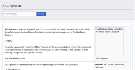 Wiki Abc Signature