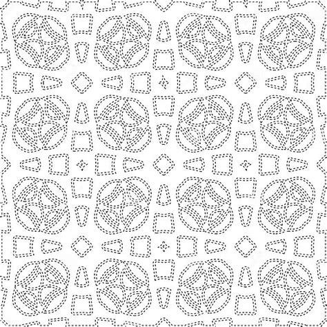 Geometric Vector Pattern With Triangular Elements Seamless Abstract Ornament For Wallpapers And