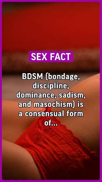 Bdsm Bondage Discipline Sadism And Masochism Is A Consensual Form