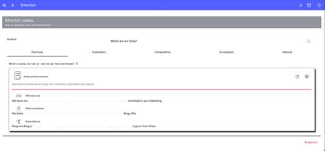 Strategy Execution Assessment