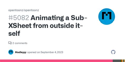 Animating A Sub Xsheet From Outside It Self · Issue 5082 · Opentoonz