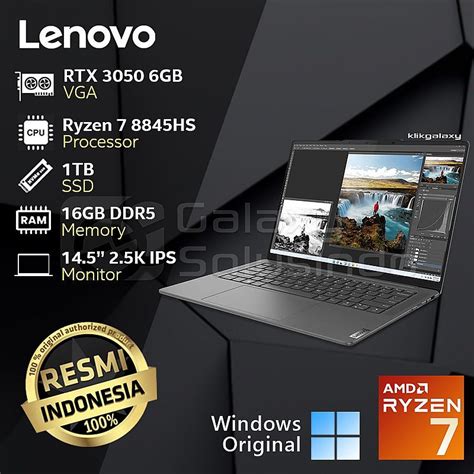 Jual Lenovo Yoga Pro Ahp Id Rtx Amd Ryzen Hs Tb Ssd Gb Ram Notebook Laptop