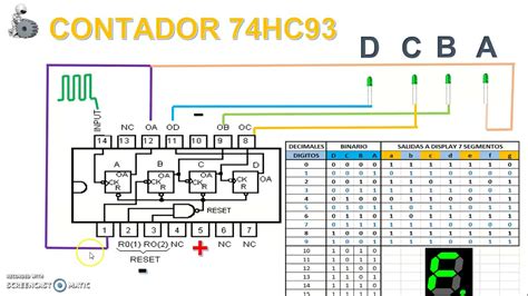 Circuit Design Circuito Contador Con Display De 7 Seg
