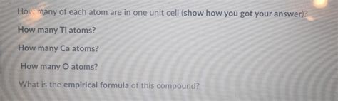 Solved The Following Diagram Depicts A Cubic Unit Cell The Chegg Com