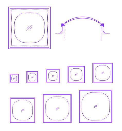Arch 3 Centered Dimensions And Drawings