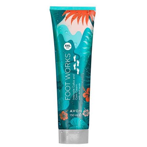 Avon Foot Works Крем для ніг від натоптнів з альфа-гідроксикислота Avon ...