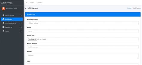 Local Service Management System Project In Php With Source Code And