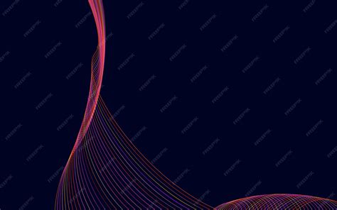 Premium Vector Vector Abstract Wave Background Red Waves Background