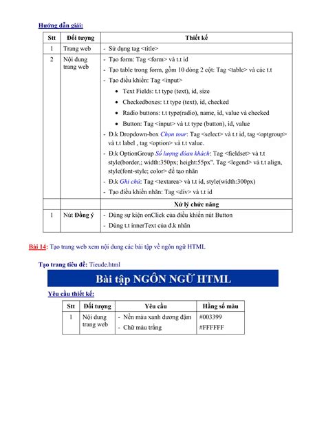 Htmlcss Exercise Pdf