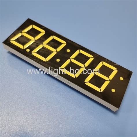 Ultra White Four Digits Inch Segment LED Display Common Anode For Clock Indicator