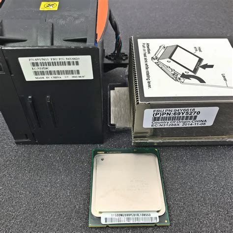 ชุด Cpu Kit For Ibm System X3650 M4 มี Cpu Heatsink และ พัดลม ครบชุด Details P 69y5329 D