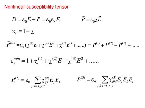 9 Nonlinear Optics Ppt Download