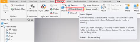 Embedlink Specific Sheet From Excel File Into Inventor Ipart Model Autodesk Community