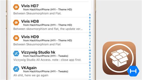 hackyouriphone repo with free tweaks for ios