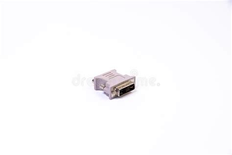 Various Converter Cables Adapters For Computers And Smartphones Hdmi Vga Usb Dvi Dp Isolated On