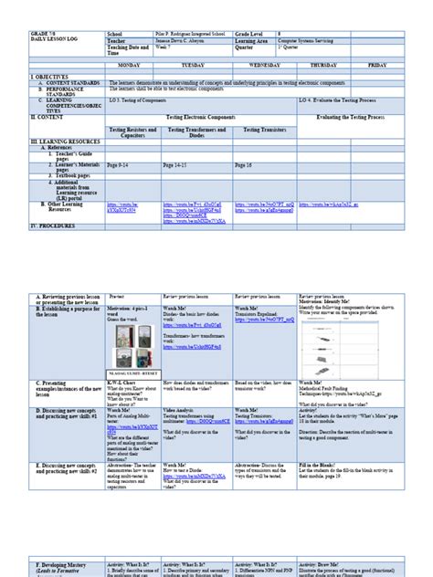 dll css exploratory week 8 pdf learning resistor