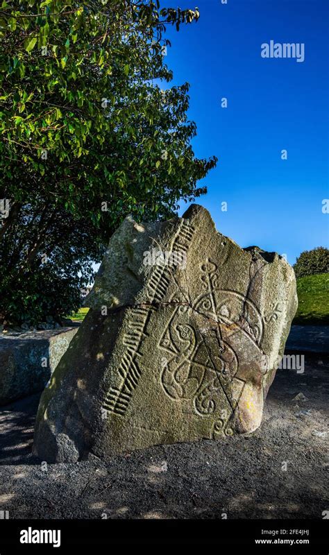 The Brandsbutt Symbol Stone An Ancient Pictish Carved Symbol Stone In