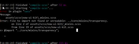 Not Able To Compile Scss File · Issue 52 · Creativetimofficialct Now Ui Kit Pro · Github