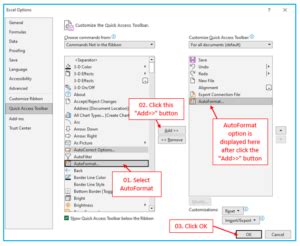How To Use Automatic Formatting In Excel