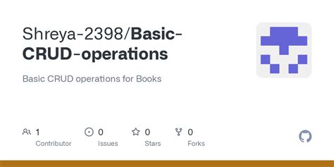Github Shreya 2398basic Crud Operations Basic Crud Operations For Books