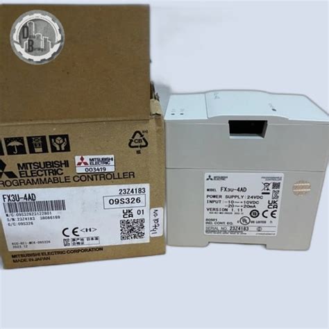 Jual PLC MITSUBISHI FX3U-4AD ANALOG INPUT - Jakarta Barat - Aneka ...
