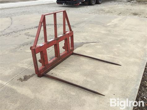 Balemaster Case L44 L350 D 04 SS Front Loader Bale Fork Agriculture BigIron